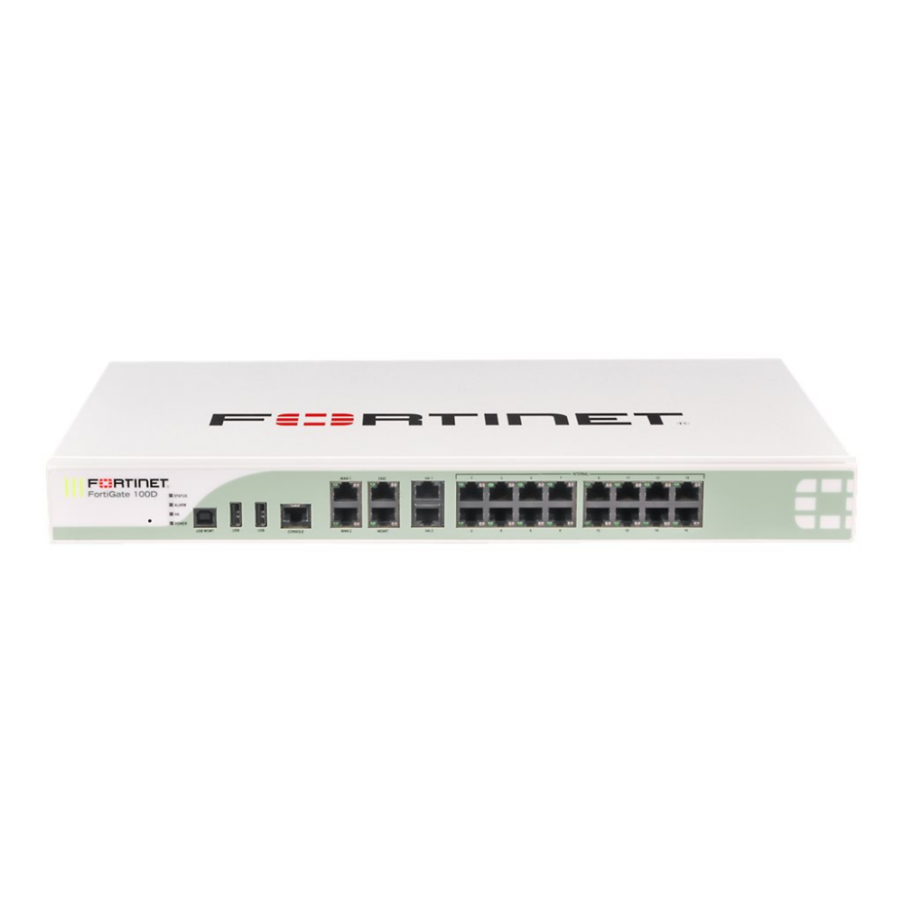 Fortinet FortiGate 100D - security appliance - DVTECK - Cloud, Security & Digital Infrastructure ...