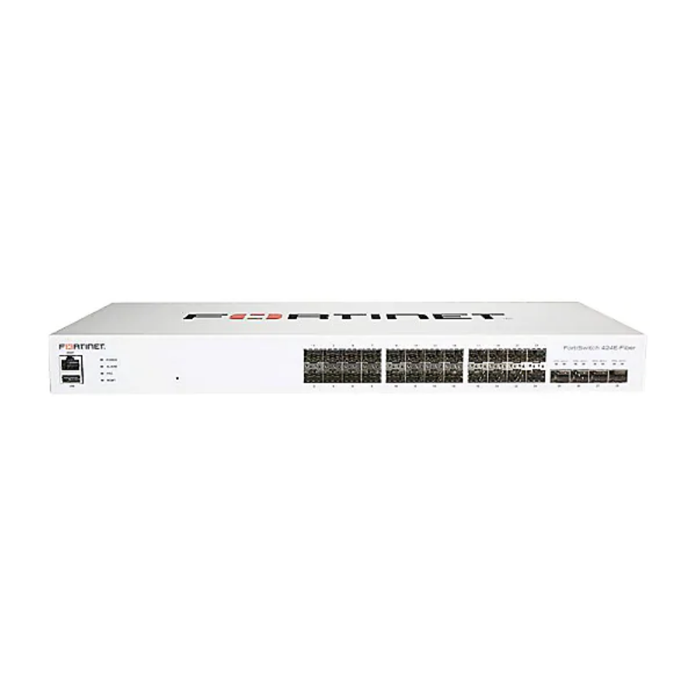 Fortinet FortiSwitch 424e - switch - 24 ports - managed - rack ...