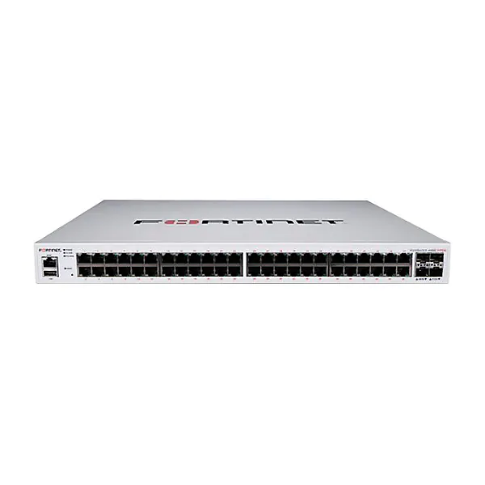 Fortinet FortiSwitch 448E - switch - 48 ports - managed - rack ...