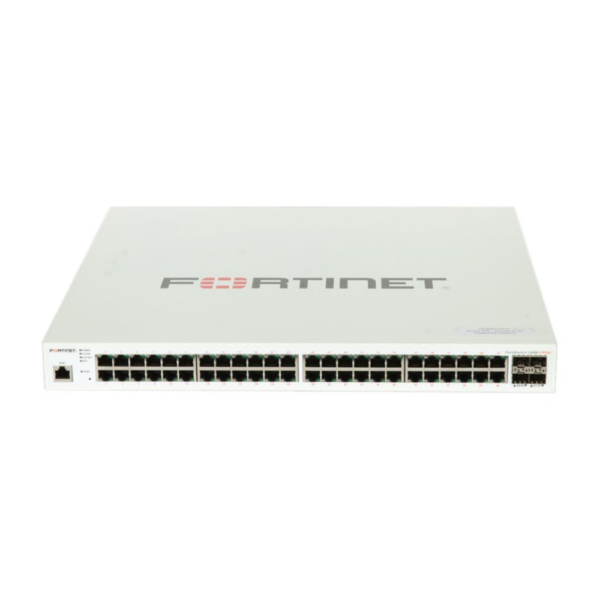 Fortinet FortiSwitch 248E-FPOE - switch - 52 ports - managed - rack ...